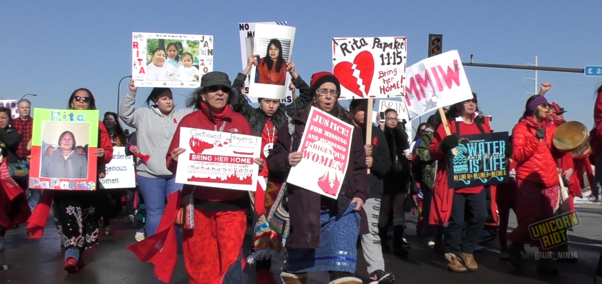 Hundreds March to Raise Awareness of Murdered Missing Indigenous Women ...