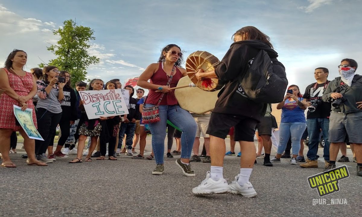 Passions Run High at 'Close the Concentration Camps' Protest - UNICORN RIOT