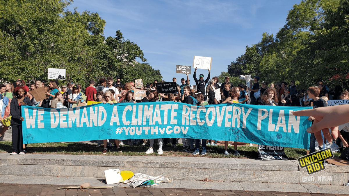 Youth March for Climate Action in US Capitol - UNICORN RIOT