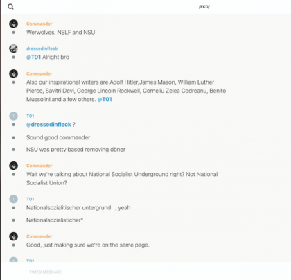 LEAKED: Neo-Nazi Terrorist 'Feuerkrieg Division' Organizing Chats ...