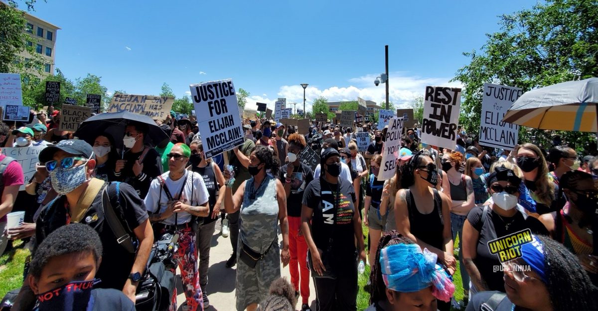 Massive Crowd Outside Aurora PD in Solidarity with Elijah McClain ...