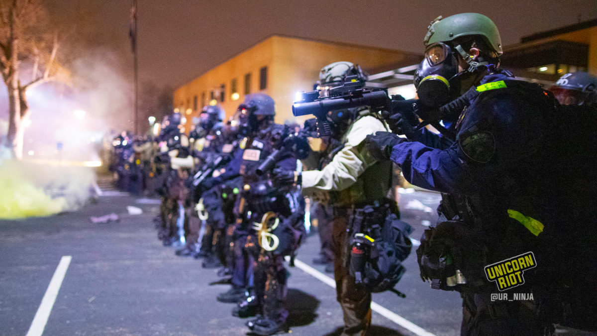 Police Break Equipment, Shoot, Beat, and Detain Press - UNICORN RIOT