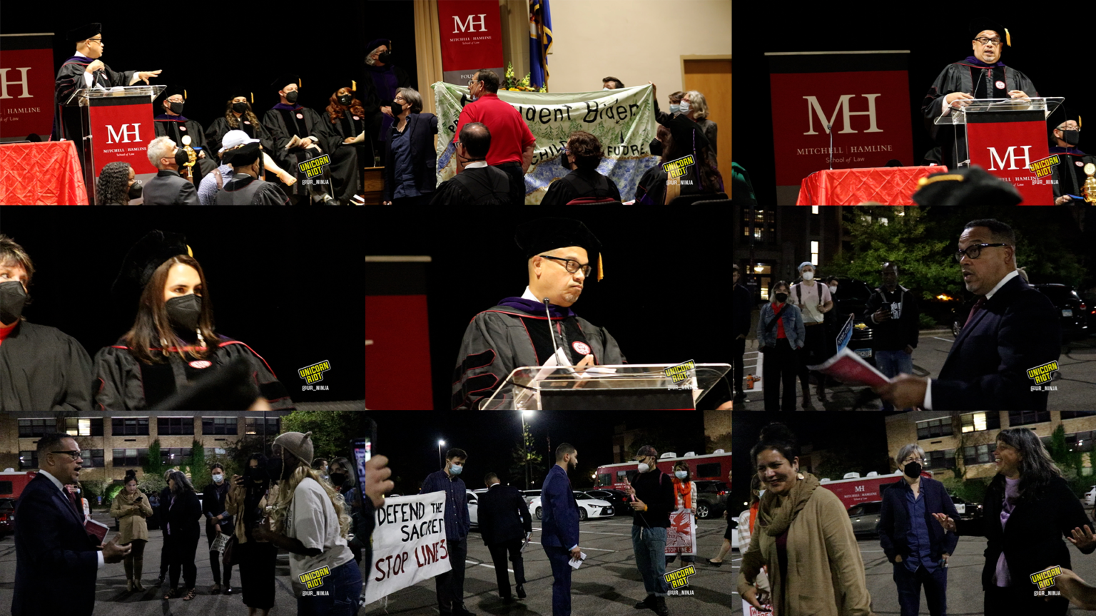 Minnesota Attorney General Keith Ellison Speech Disrupted by Water ...