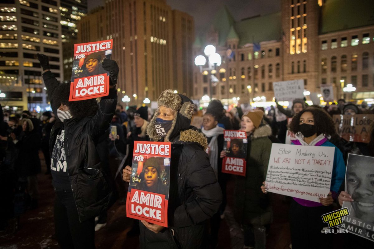 Hundreds March to Building Where Police Killed Amir Locke - UNICORN RIOT