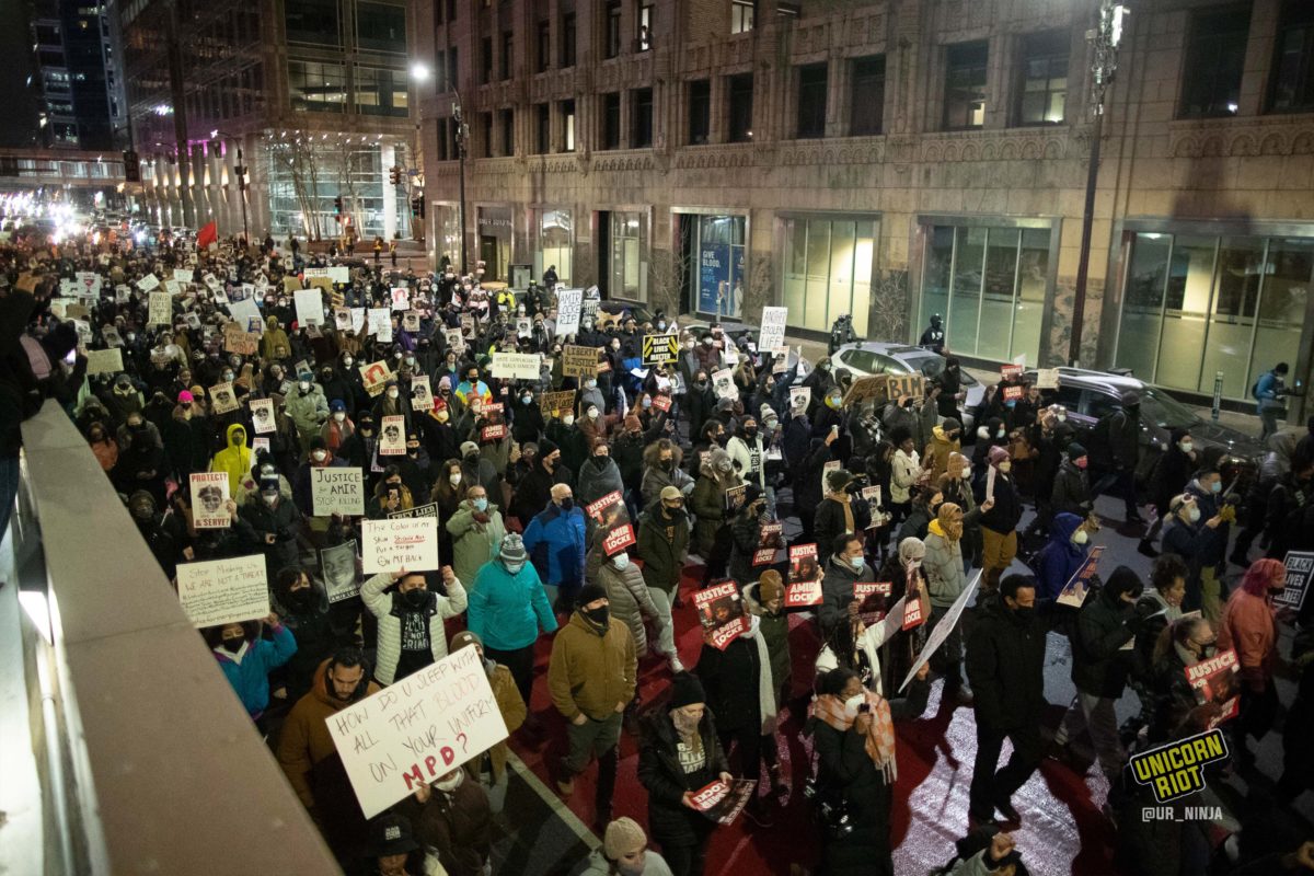 Hundreds March to Building Where Police Killed Amir Locke - UNICORN RIOT