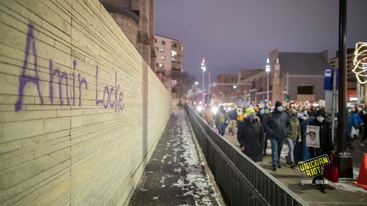 Hundreds March to Building Where Police Killed Amir Locke - UNICORN RIOT