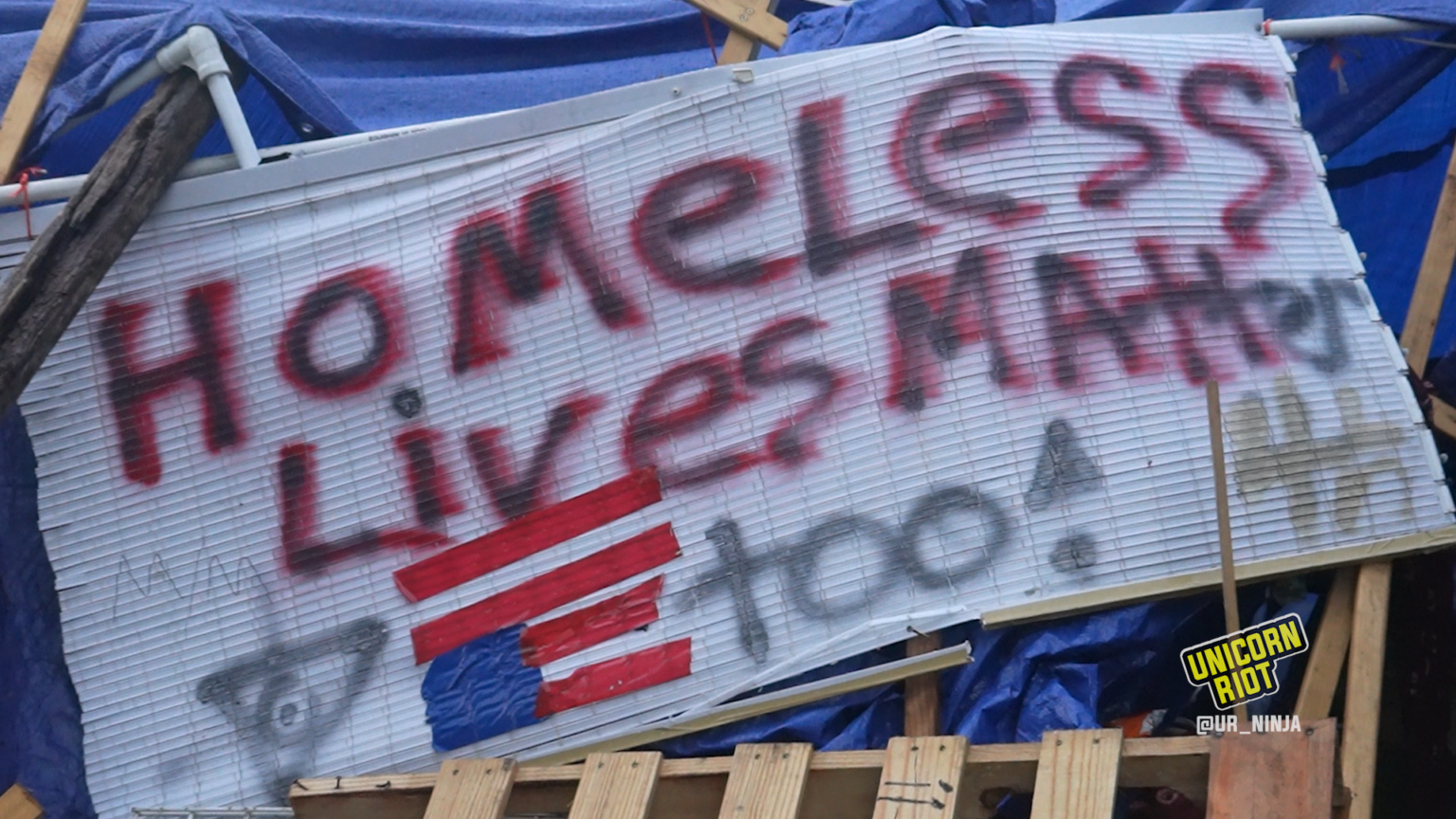 29th and 14th homeless lives matter too - UNICORN RIOT