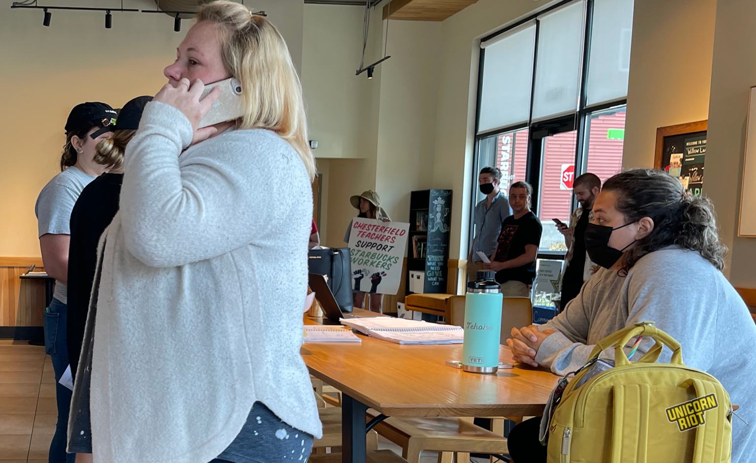 Richmond Starbucks Workers Protest Supervisor Placed in Store After ...