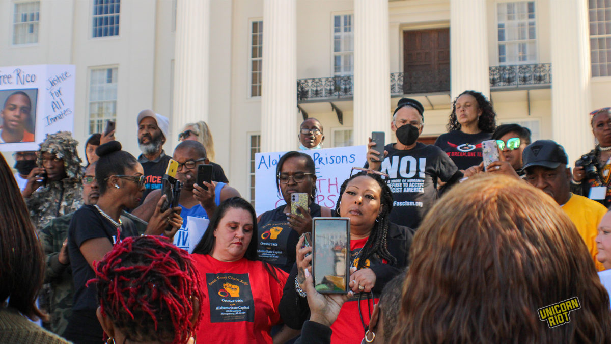 Protesters Converge On State Capitol In Solidarity With Alabama Prison