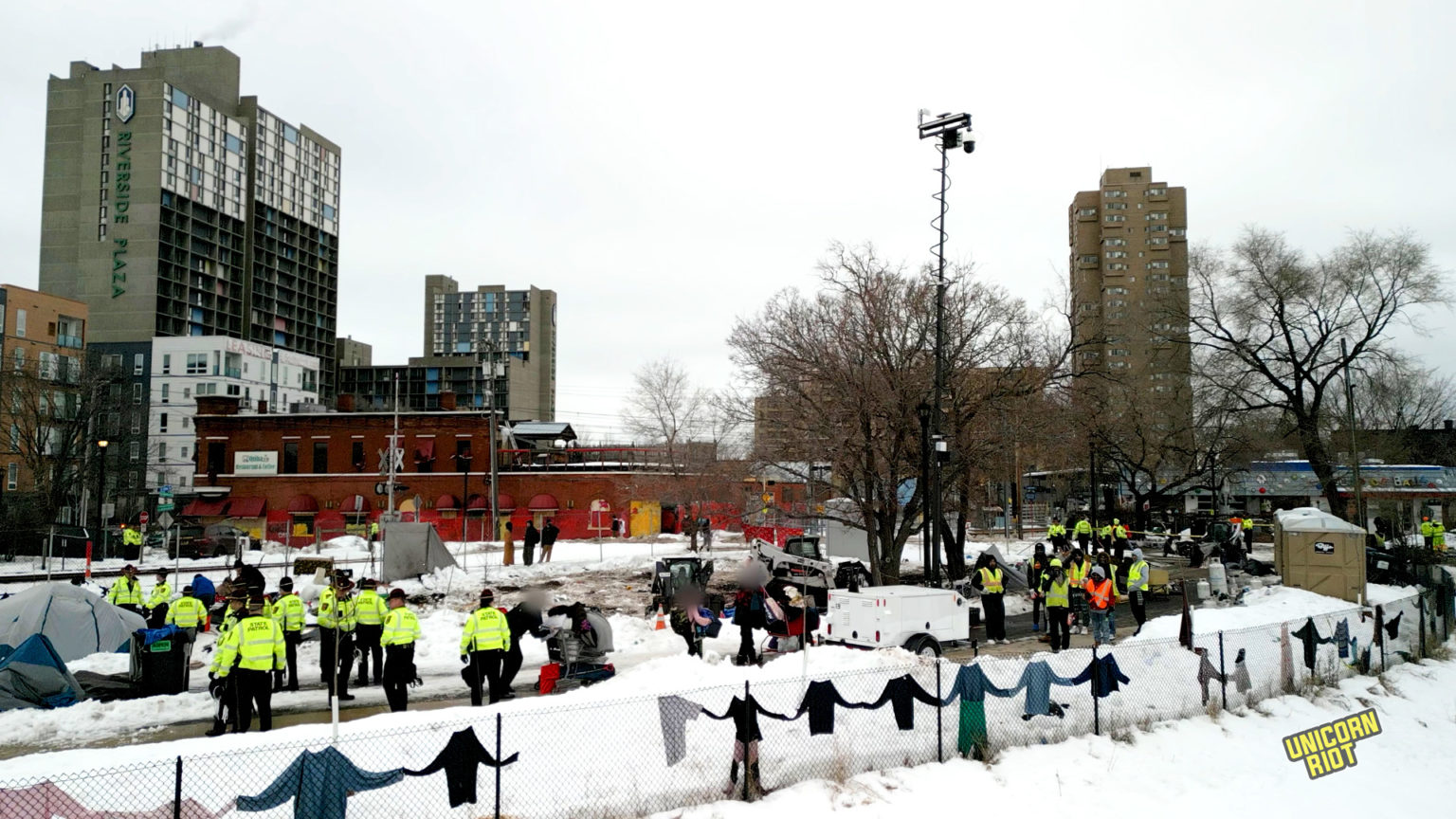 Samatar Encampment Eviction Leaves 100 Displaced Mid-Winter - UNICORN RIOT