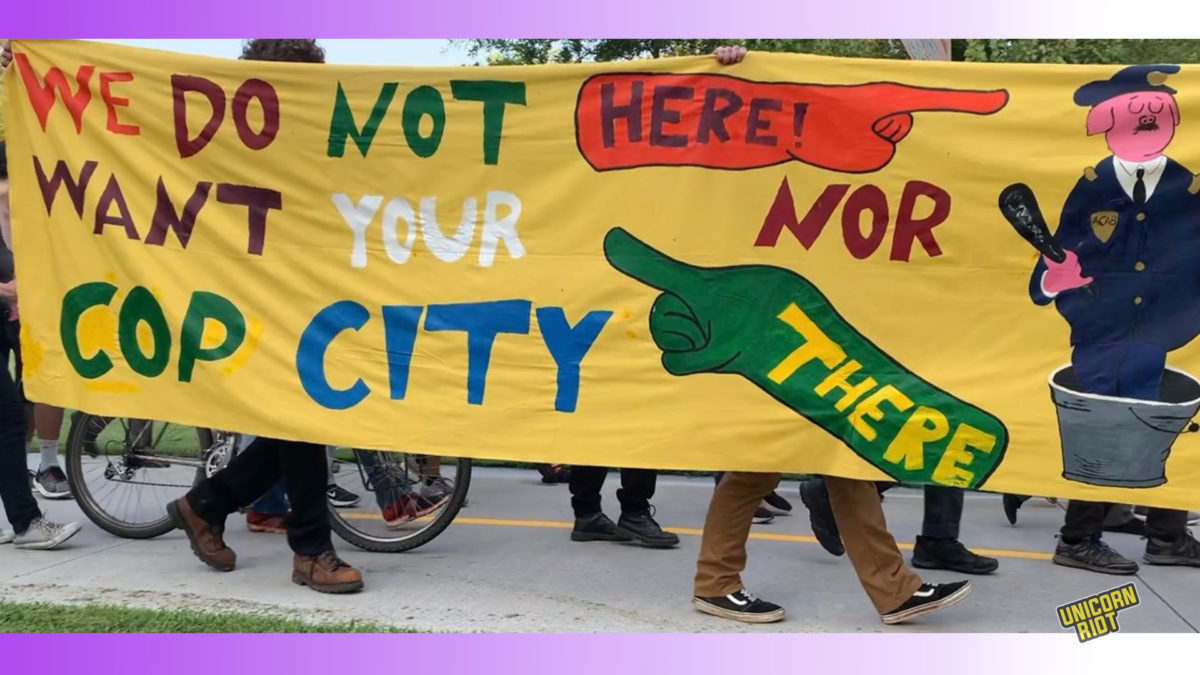 'Stop Cop City' Week of Action Day 5: Cadence Bank Loan Protest, 'March ...