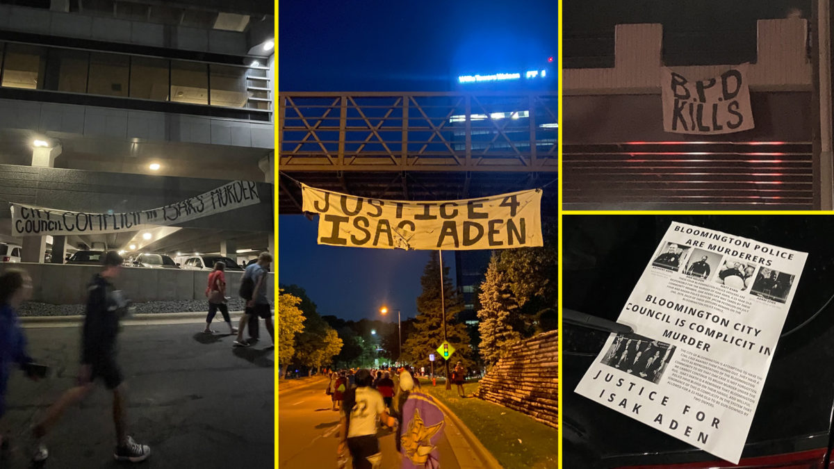 Banners Dropped for Isak Aden at Bloomington's July 4th Celebration ...