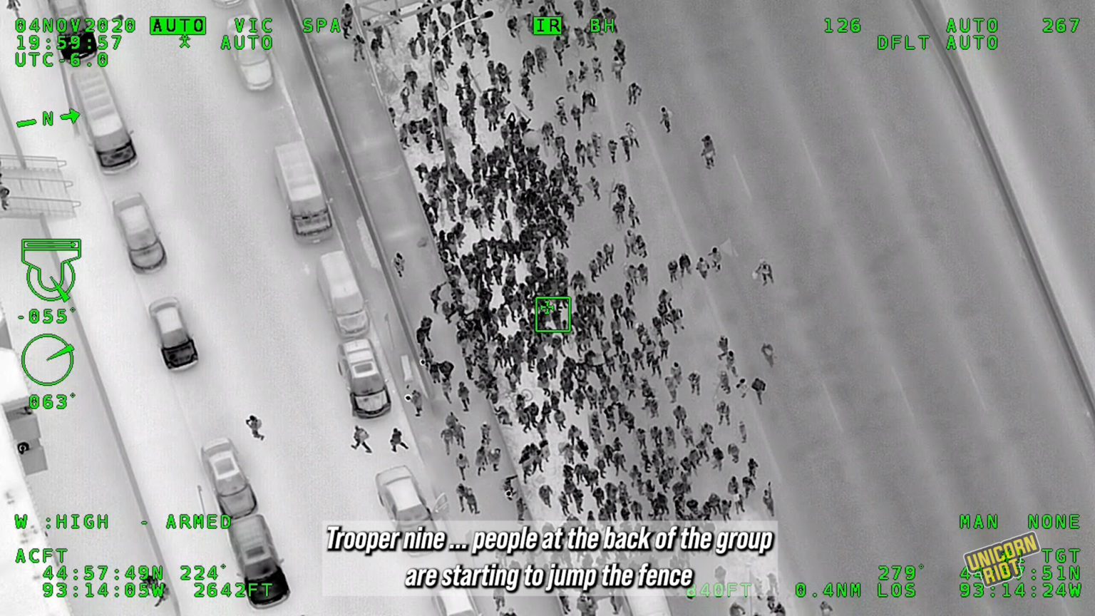 Helicopter Footage From Mass Arrest Reveals State Trooper Surveillance ...