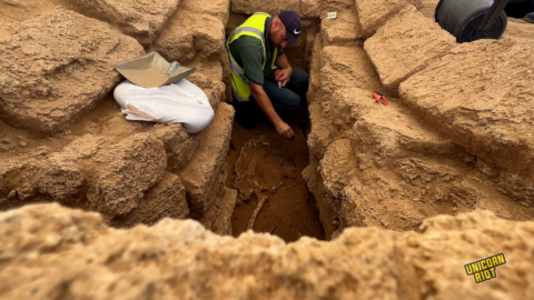 Ancient Roman Graves Discovered in Gaza - UNICORN RIOT