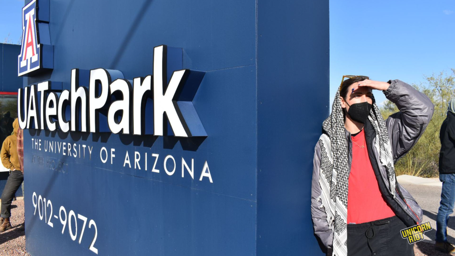 Blockade Protest Disrupts Raytheon at University of Arizona Tech Park ...