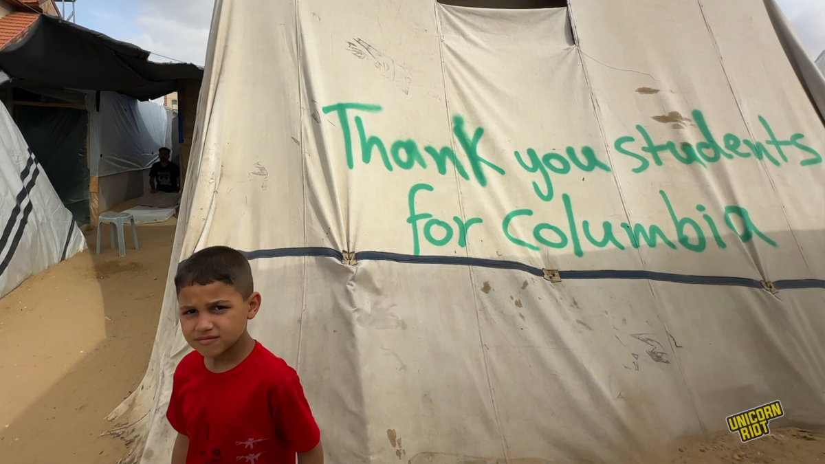 Displaced Palestinians Thank American Students for Solidarity - UNICORN ...