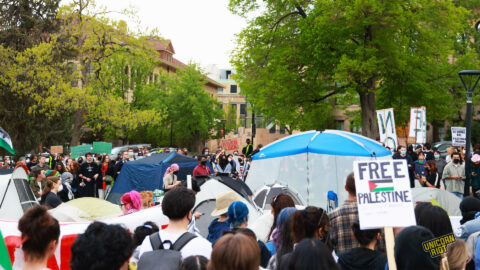 University of Utah Joins Gaza Solidarity Encampment Wave - UNICORN RIOT