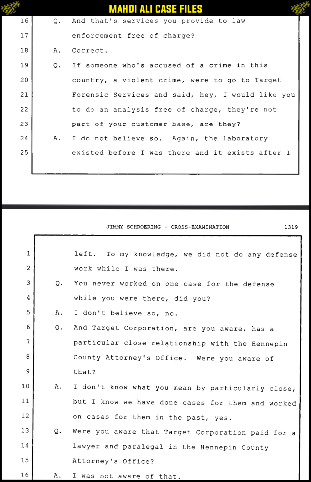 Target, ‘Junk Science’ and Unreliable Testimonies: The Contentious ...