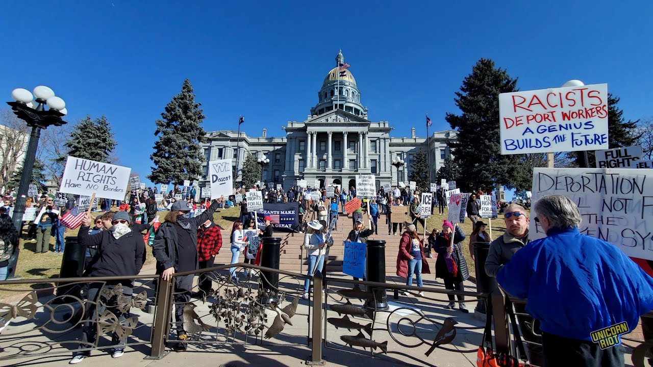 Coloradans Rally at State Capitol to Support Immigrants and Protest ...