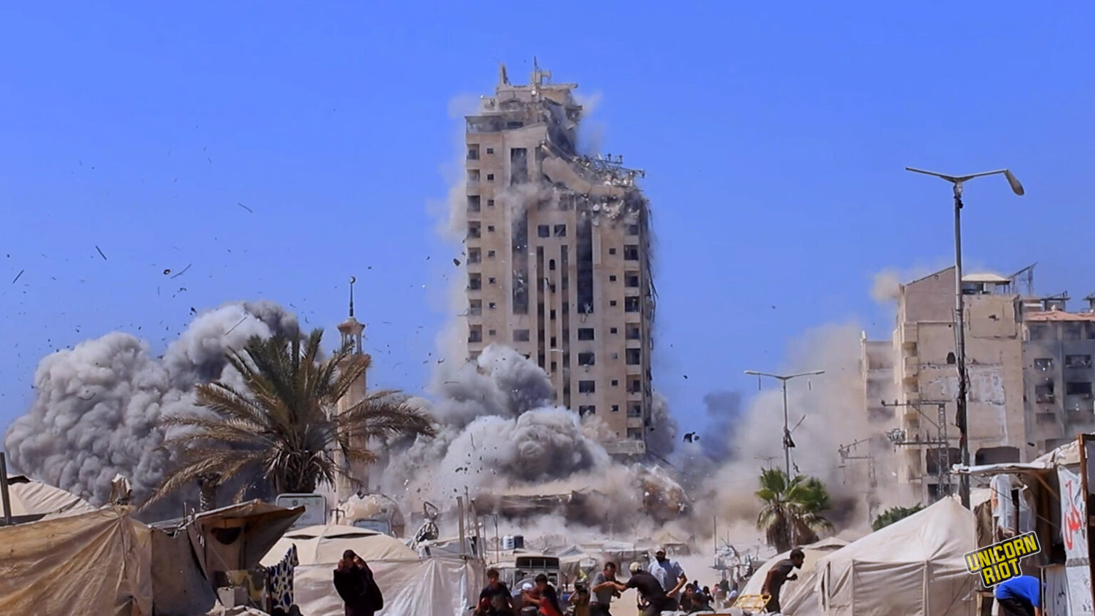 Israel Bombs Residential Towers, Unleashes 'Gates of Hell' on Gaza City ...