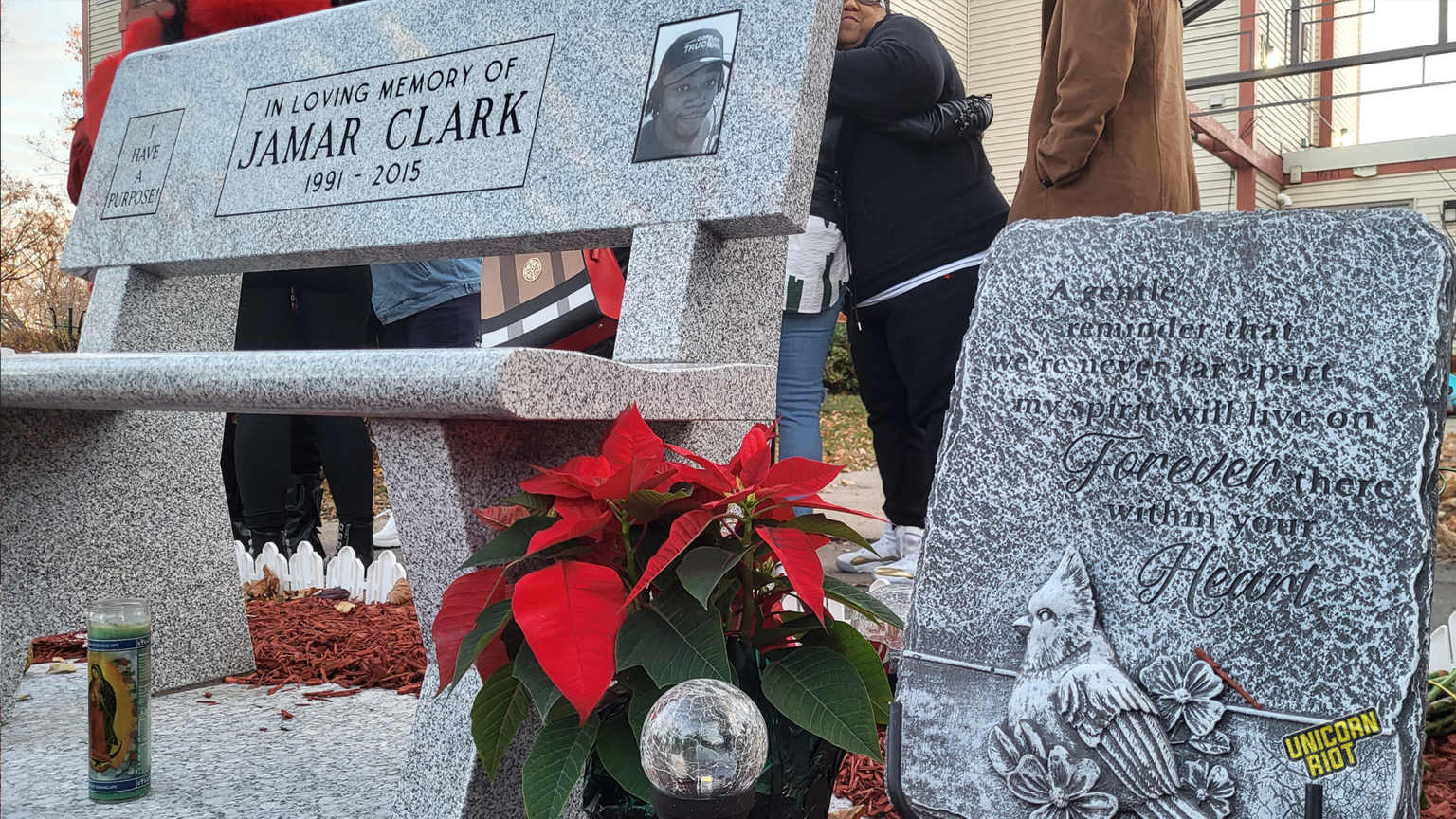Jamar Clark's Family Unveils New Bench on 10 Year Anniversary - UNICORN ...